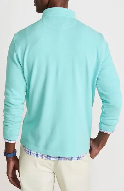 Vineyard Vines Coastline Quarter Zip Pullover - Sea Splash