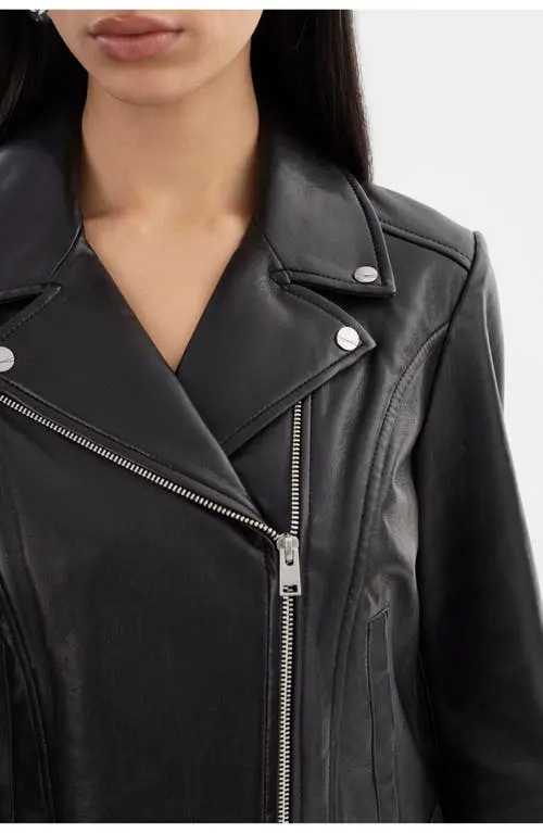 LAMARQUE Klea Recycled Leather Biker Jacket