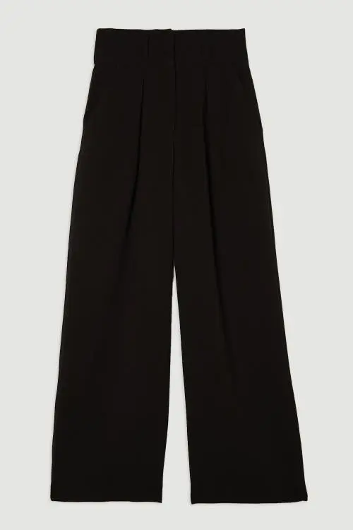 Karen Millen Petite Tailored Wide Leg Trousers