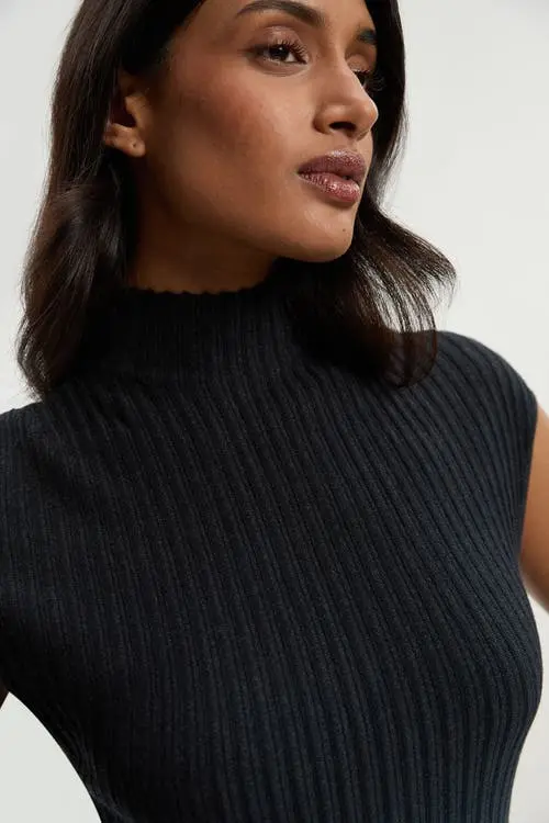 Karen Millen Dip Dye Detail Knitted Maxi Dress