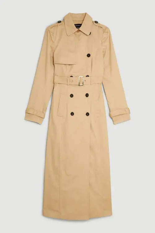 Karen Millen Tailored Classic Belted Trench Coat