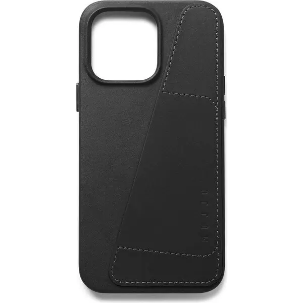 MUJJO Full Leather Magsafe Wallet Case For - Black