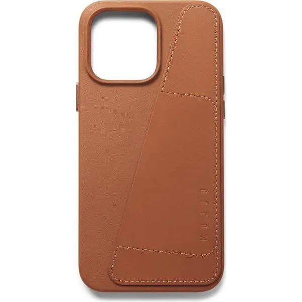 MUJJO Full Leather Magsafe Wallet Case For - Light Tan