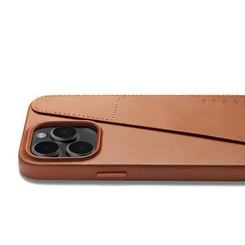 TROUBADOUR Full Leather Magsafe Wallet Case For - Light Tan