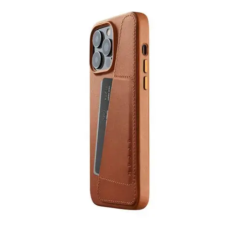 TROUBADOUR Full Leather Magsafe Wallet Case For - Light Tan