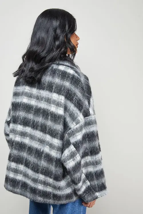 WAREHOUSE Oversized Short Car Coat
