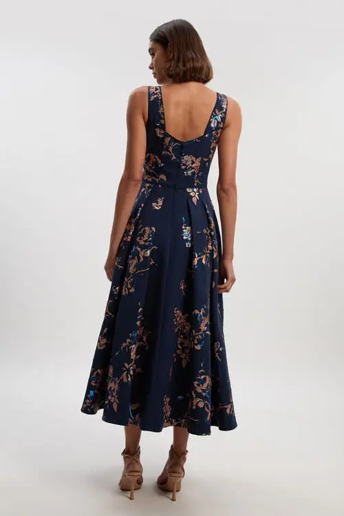 Karen Millen Satin Sequin Prom Dress