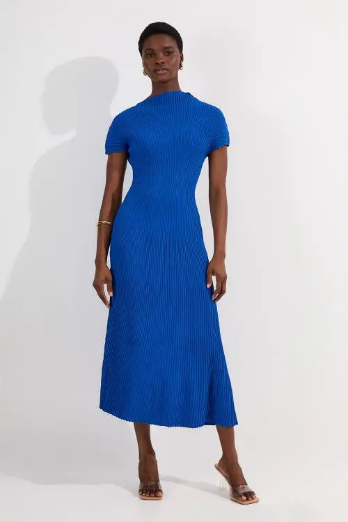 Karen Millen Stitch Detail Knit Midi Dress