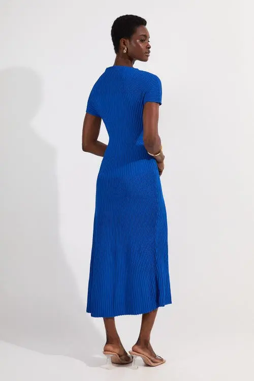 Karen Millen Stitch Detail Knit Midi Dress