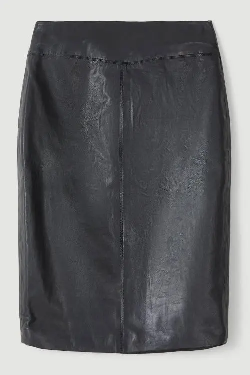 Karen Millen Leather Signature Pencil Skirt