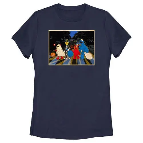 SESAME STREET® Halloween Abbey Road Graphic T-shirt - Navy Blue
