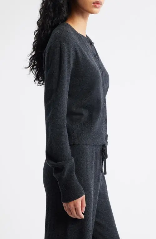 ARTLESS FOREVER Tove Wool & Cashmere Cardigan - Charcoal