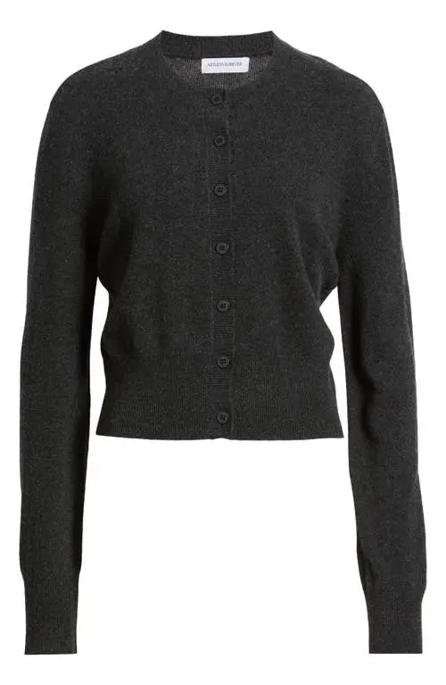 ARTLESS FOREVER Tove Wool & Cashmere Cardigan - Charcoal