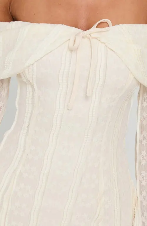 Princess Polly Colettie Off-the-shoulder Mini Dress