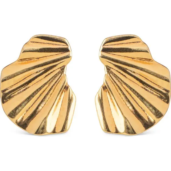 ENAMEL COPENHAGEN Wave Earrings - Gold