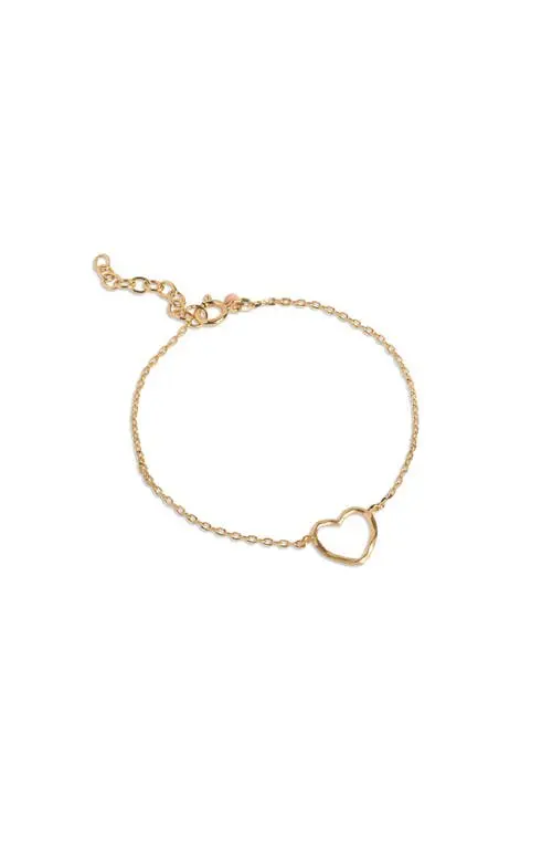ENAMEL COPENHAGEN Organic Heart Bracelet - Gold