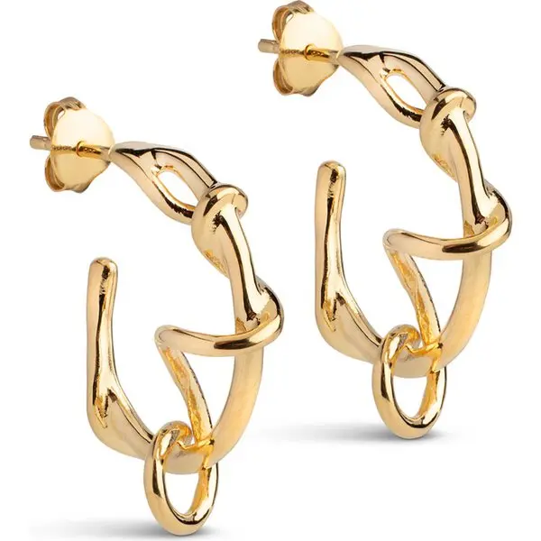 ENAMEL COPENHAGEN Capella Hoop Earrings - Gold