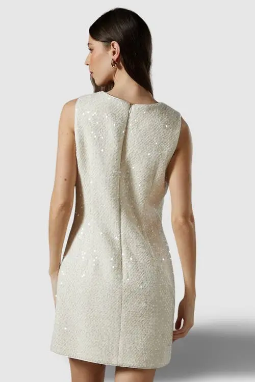 Coast Sequin Boucle Shift Dress