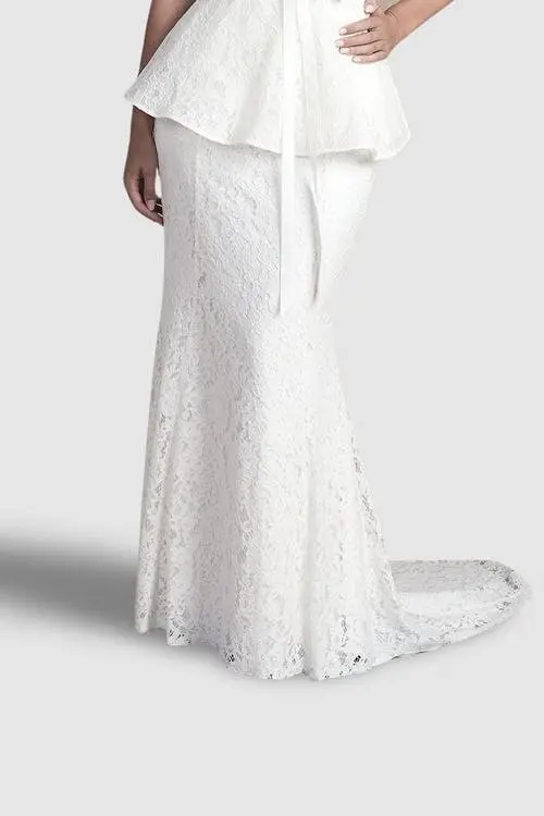 Coast Lace Bridal Maxi Skirt - Ivory