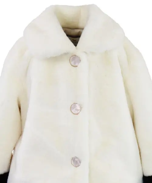WIDGEON Faux Fur Snap Front Coat