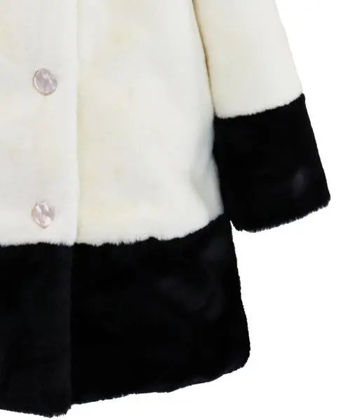 WIDGEON Faux Fur Snap Front Coat