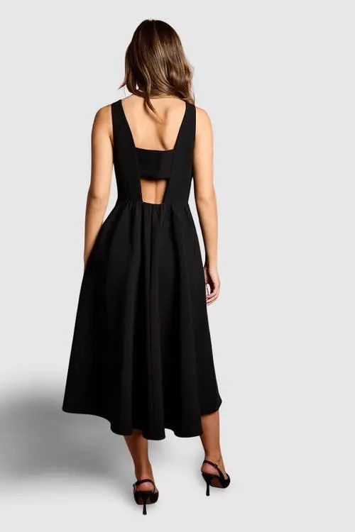 Coast Sleeveless Bow Midi Dress