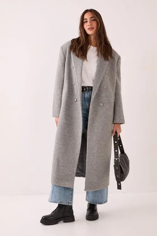 Nasty Gal Double Breasted Smart Coat