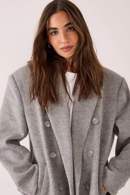 Nasty Gal Double Breasted Smart Coat