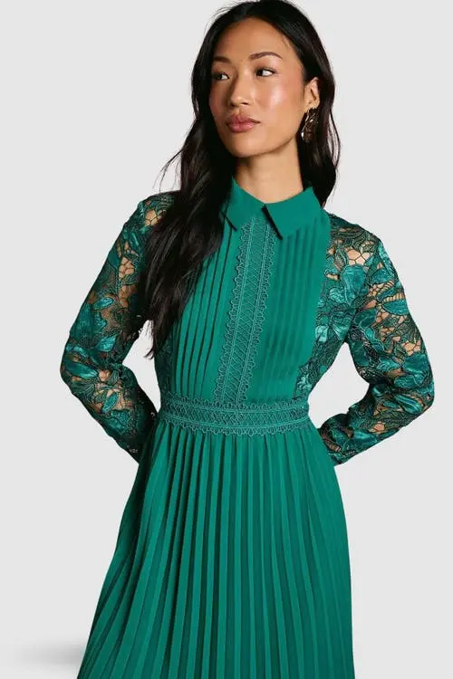 Coast Petite Lace Shirt Dress