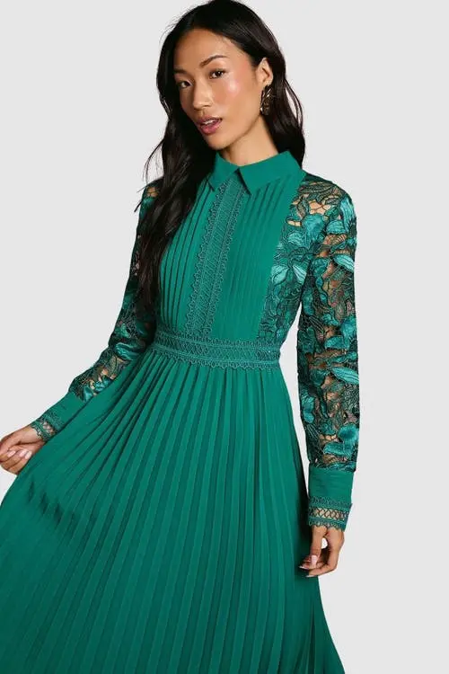 Coast Petite Lace Shirt Dress