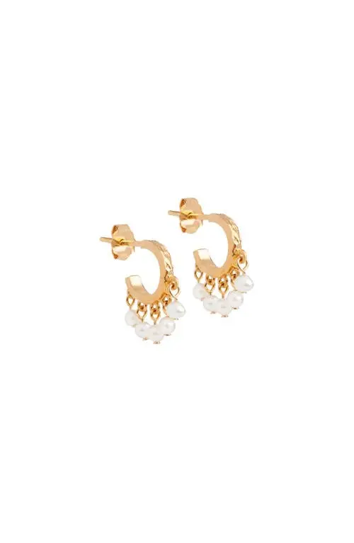 ENAMEL COPENHAGEN Astrid Hoop Earrings - Pearl