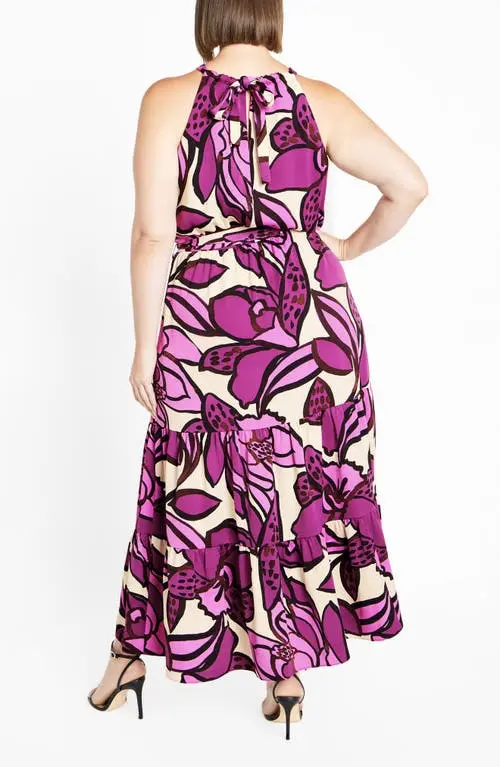 City Chic Felicity Floral Maxi Dress