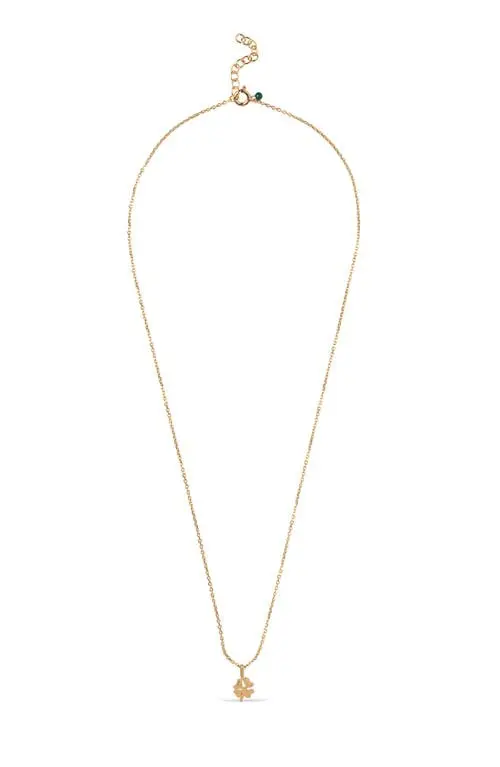 ENAMEL COPENHAGEN Four-leaf Clover Pendant Necklace - Gold