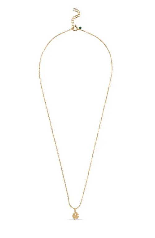 ENAMEL COPENHAGEN Four-leaf Clover Pendant Necklace