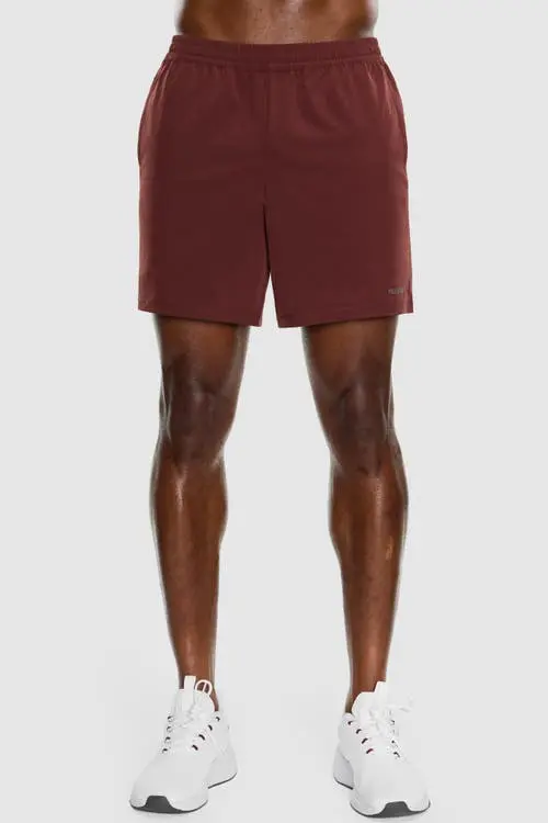 PELOTON 7" Unlined Performance Short - Deep Burgundy
