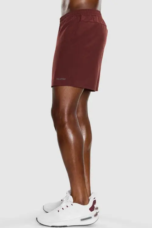 PELOTON 7" Unlined Performance Short - Deep Burgundy