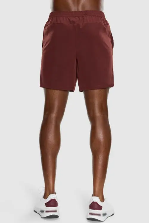 PELOTON 7" Unlined Performance Short - Deep Burgundy