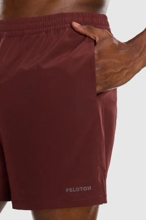 PELOTON 7" Unlined Performance Short - Deep Burgundy