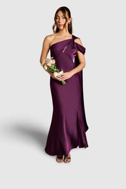 Coast Satin Fishtail Maxi Dress