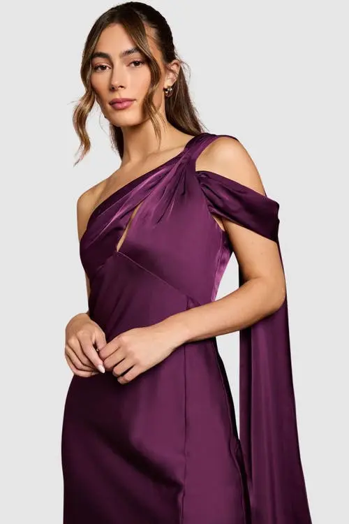Coast Satin Fishtail Maxi Dress