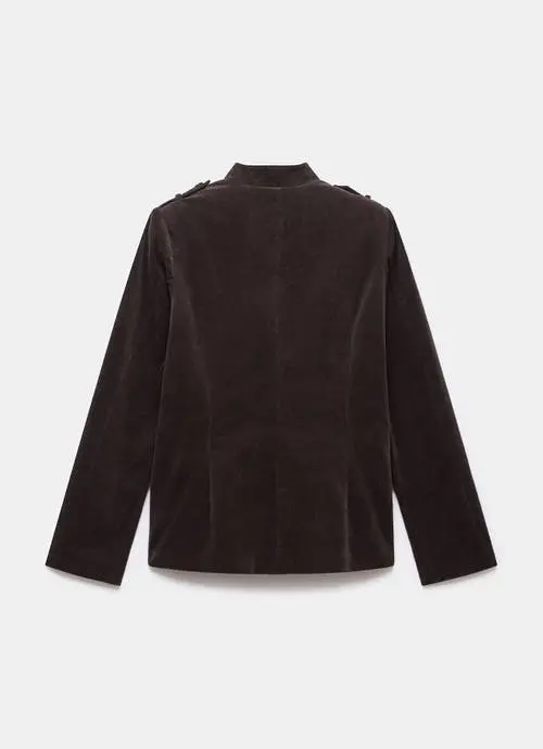 Mint Velvet Corduroy Military Jacket