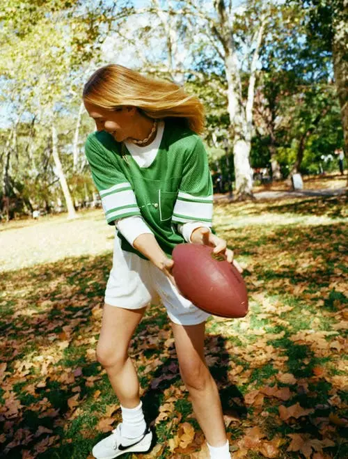 TOMBOLO Relaxed Crop Cut Jersey - Green