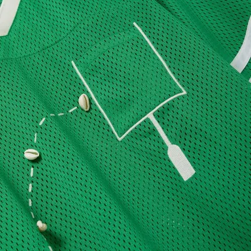 TOMBOLO Relaxed Crop Cut Jersey - Green
