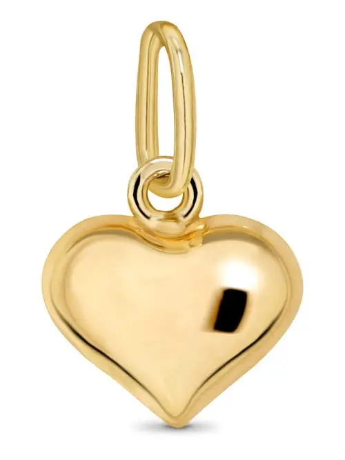 DEVATA 14k Gold Sweet Heart Pendant - Yellow Gold