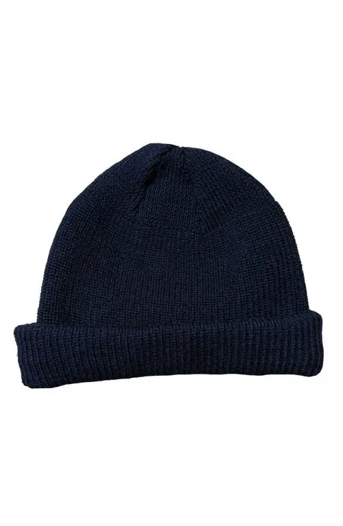FORTELA Kevincap Wool Beanie - Navy Blue