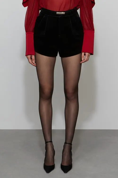 ET OCHS Theo Velvet Shorts