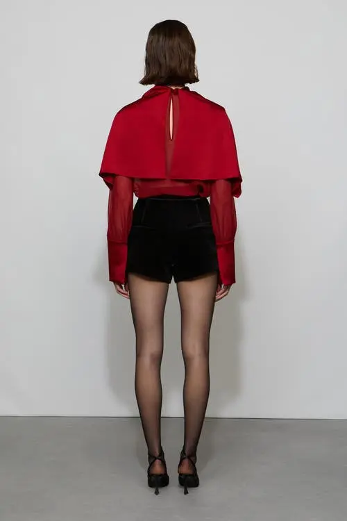 ET OCHS Theo Velvet Shorts