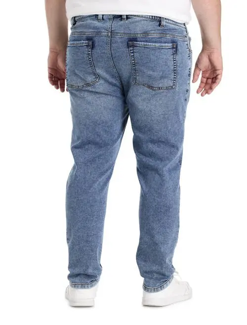 TRUE NATION BY DXL Big & Tall Knit Slim-fit Weekend Jeans