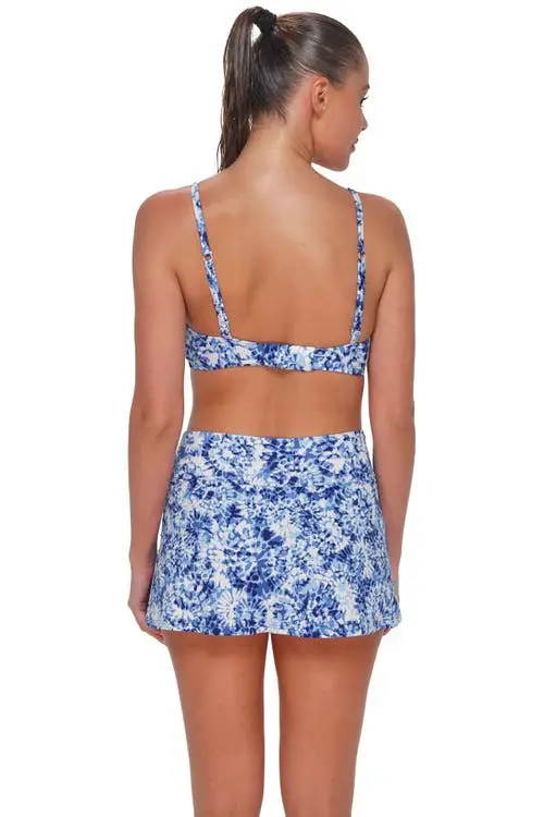 SUNSETS Allison Swim Skirt Bottoms - Island Ink Rib