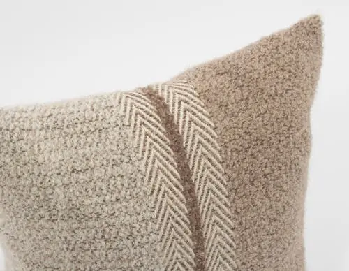 ALLPA Handwoven Boucle Alpaca Pillow Cover